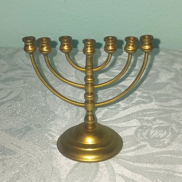 Holiday | Vintage Small Brass Menorah Made In Japan | Poshmark